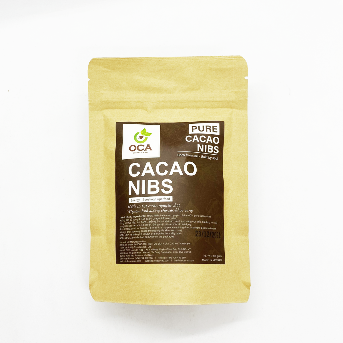 CACAO NIBS - OCA Việt Nhật